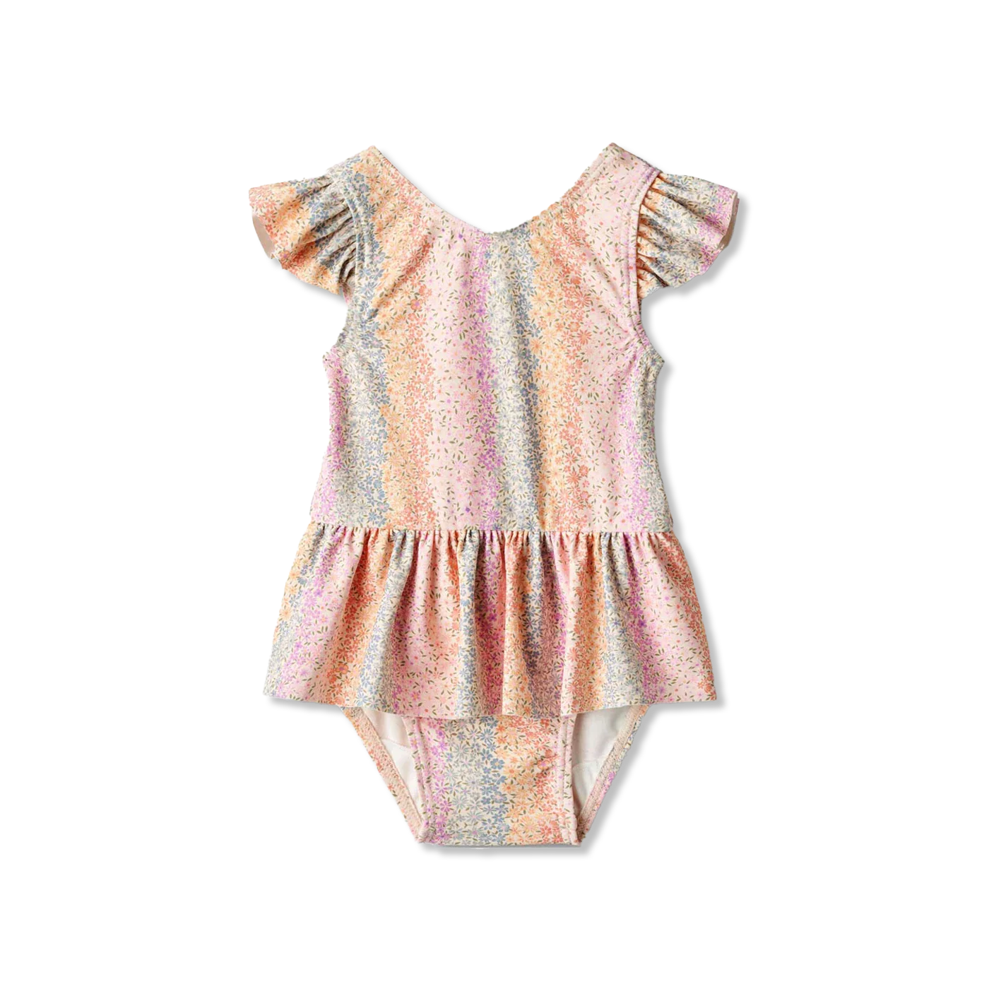Køb Wheat Diddi Badedragt - rainbow flowers